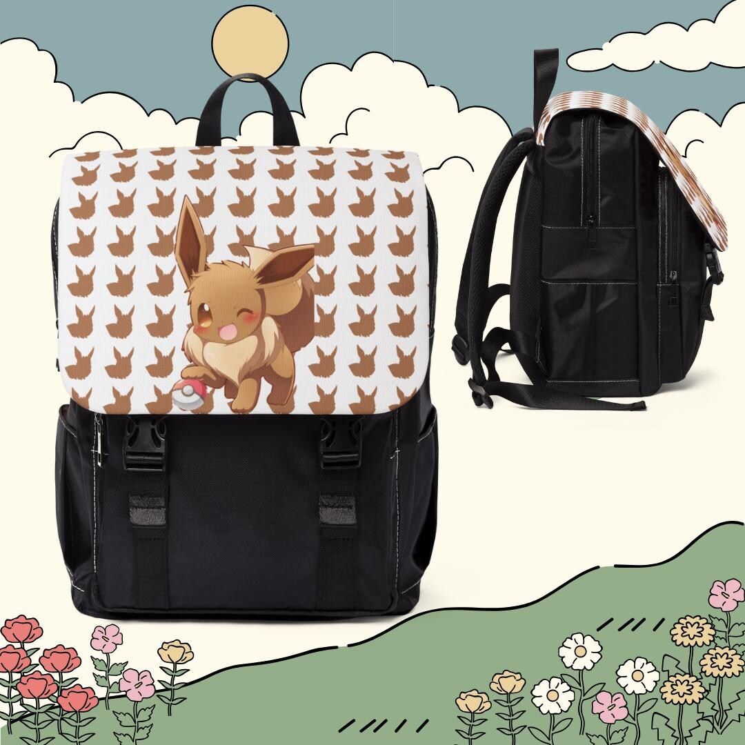 Pokemon Backpack, Kawaii Rucksack, Anime School Bag, Shoulder Pack ...