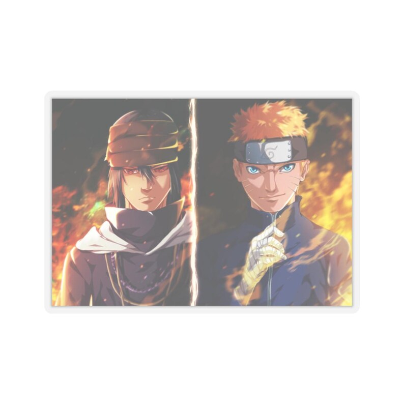 Naruto Flame Sticker - Etsy