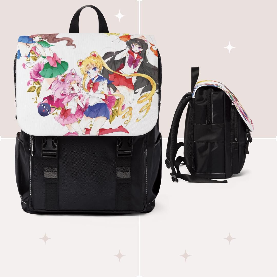 Sailor Moon Backpack, Kawaii Rucksack, Anime School Bag, Shoulder Pack ...