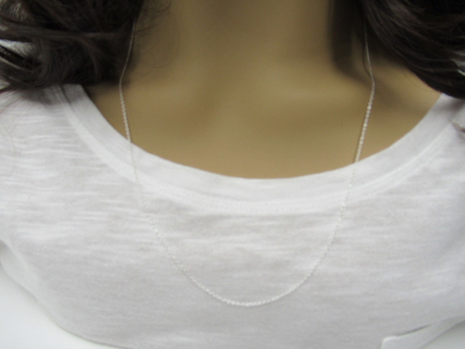 24 Inch Necklace Chain 925 Sterling Silver 1.1mm Cable | Etsy