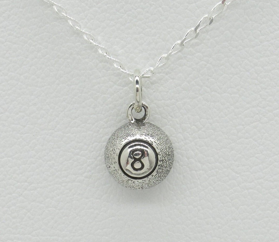 Magic 8 Ball Pendant Reversible Magic Eight Ball Necklace - Etsy