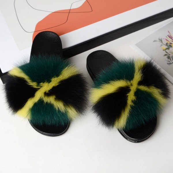 Furry Slides - Etsy