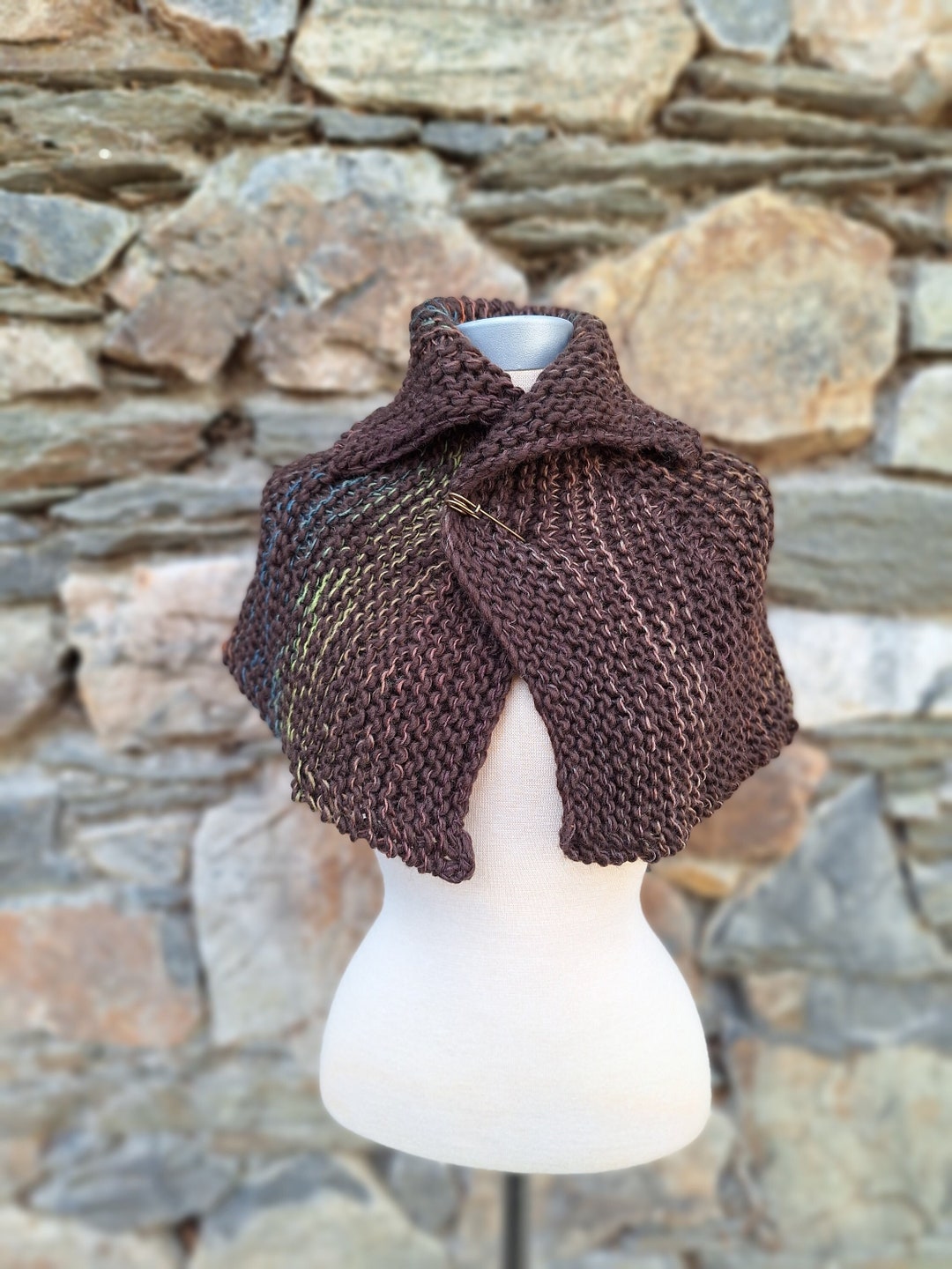 Heavy, Thick Cape Made of Pure Sheep's Wool, LARP, Medieval Poncho ...