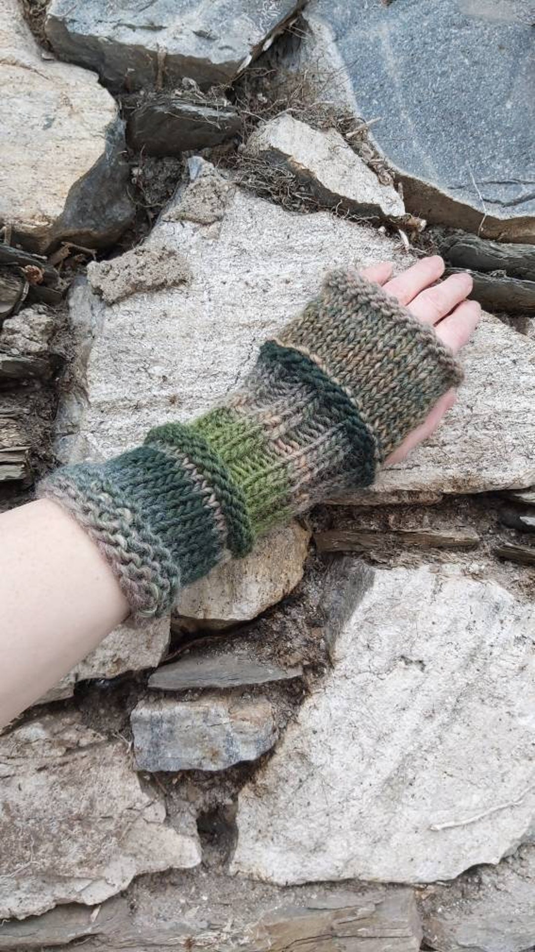 Hand Cuffs With Thumb Hole With Sheep's Wool, Arm Warmers, Cuffs, Wool ...