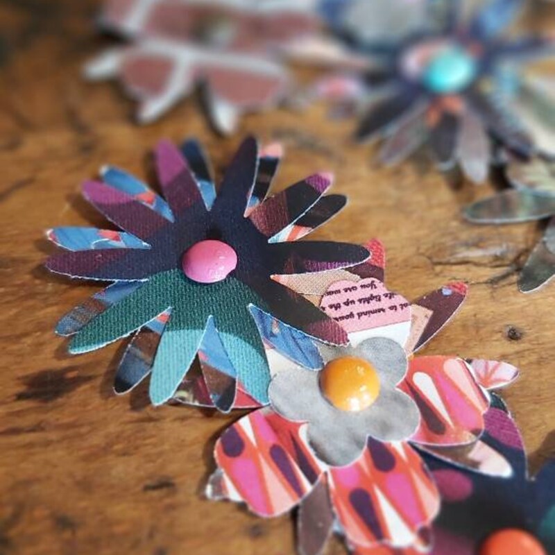 Upcycled Flowers - Etsy