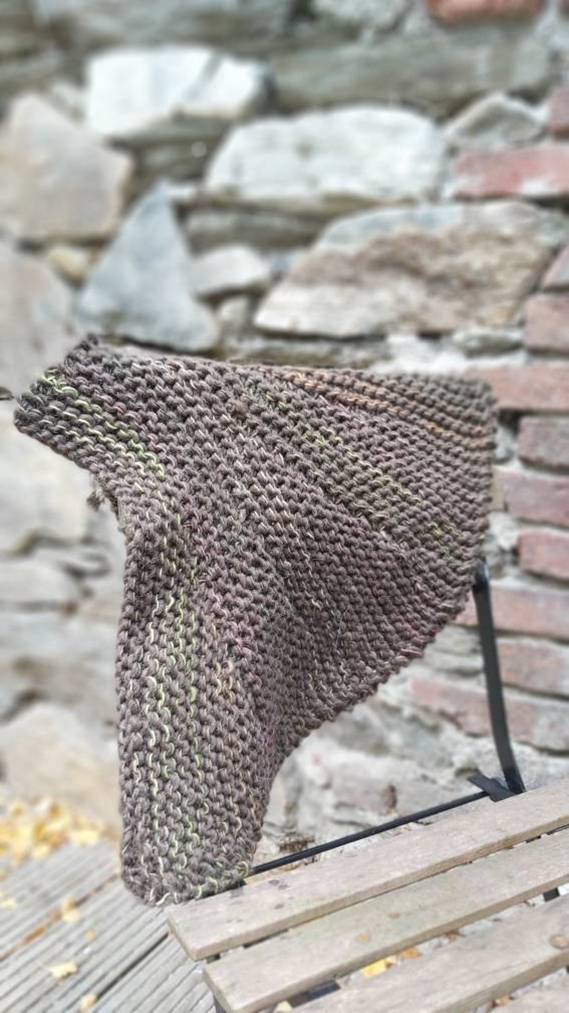 Knitted Cape, Shawl, Shawl, Medieval, Claire, Poncho, Plaid, Cloak ...