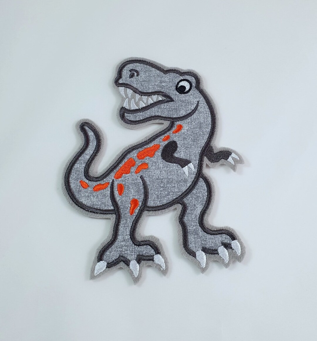 Large Dinosaur Applique T-rex Patch - Etsy