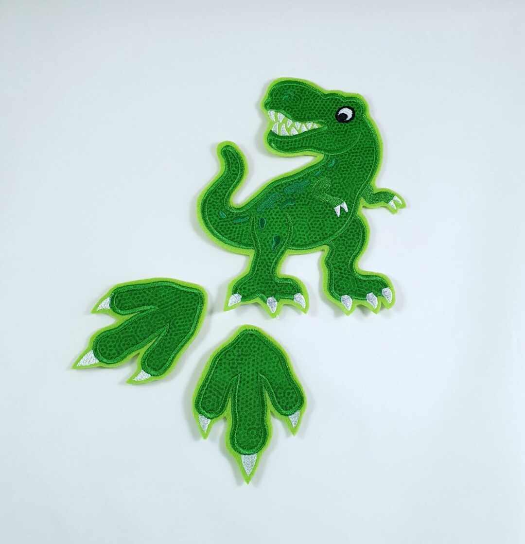 Large Dinosaur Applique T-rex Patch - Etsy