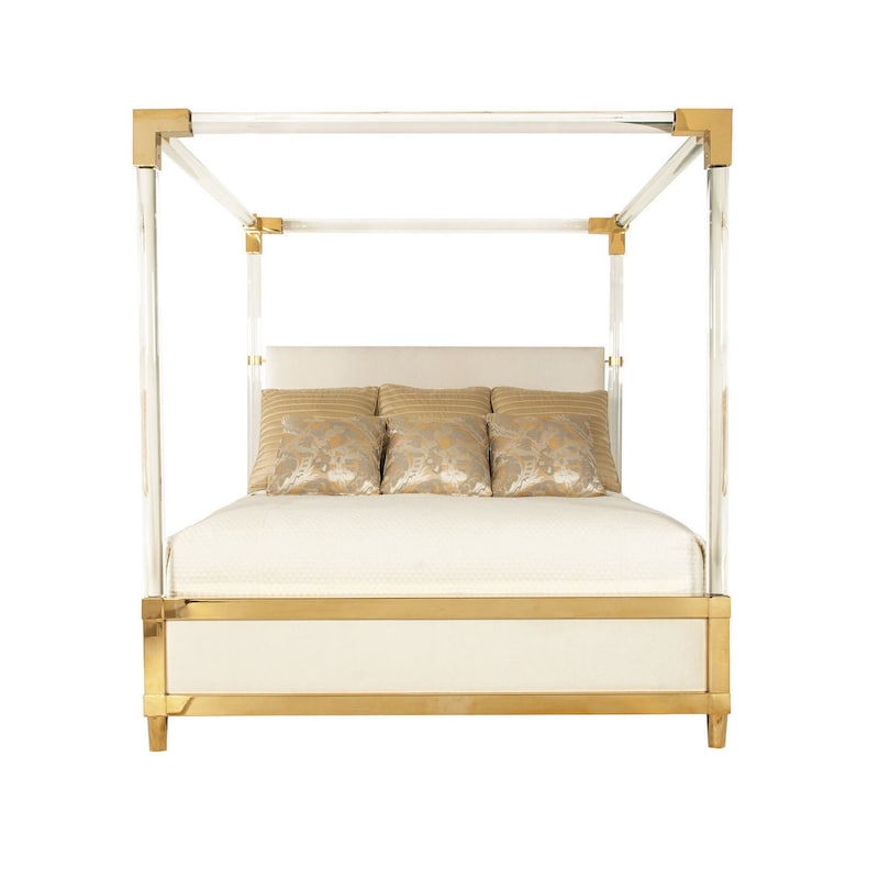 Acrylic 4 Poster Bed - Etsy