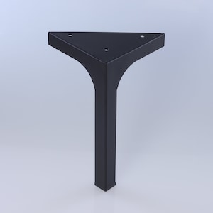 7" Matte Black Leg (set of 4) - Etsy