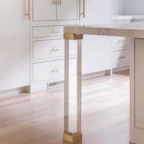Countertop Support Lucite Leg Kitchen Island Support Beam | Etsy