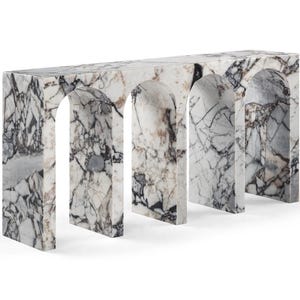 Roman Arches Console Table Marble - Customizable - Etsy