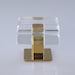 Square Oversized Lucite Knob - Etsy