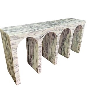 Roman Arches Console Table Marble - Customizable - Etsy