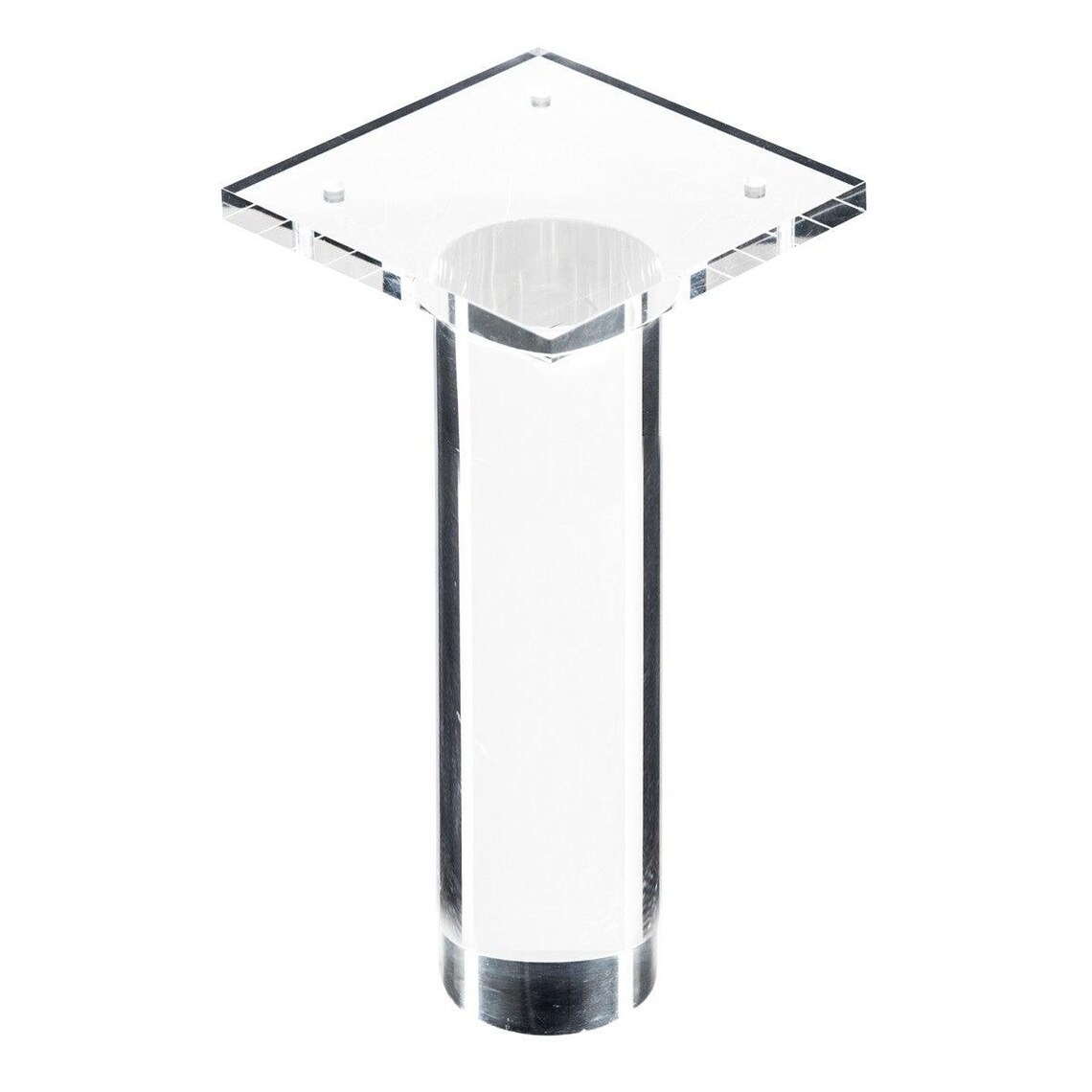 7” Round Acrylic Leg- Lucite Leg - Etsy