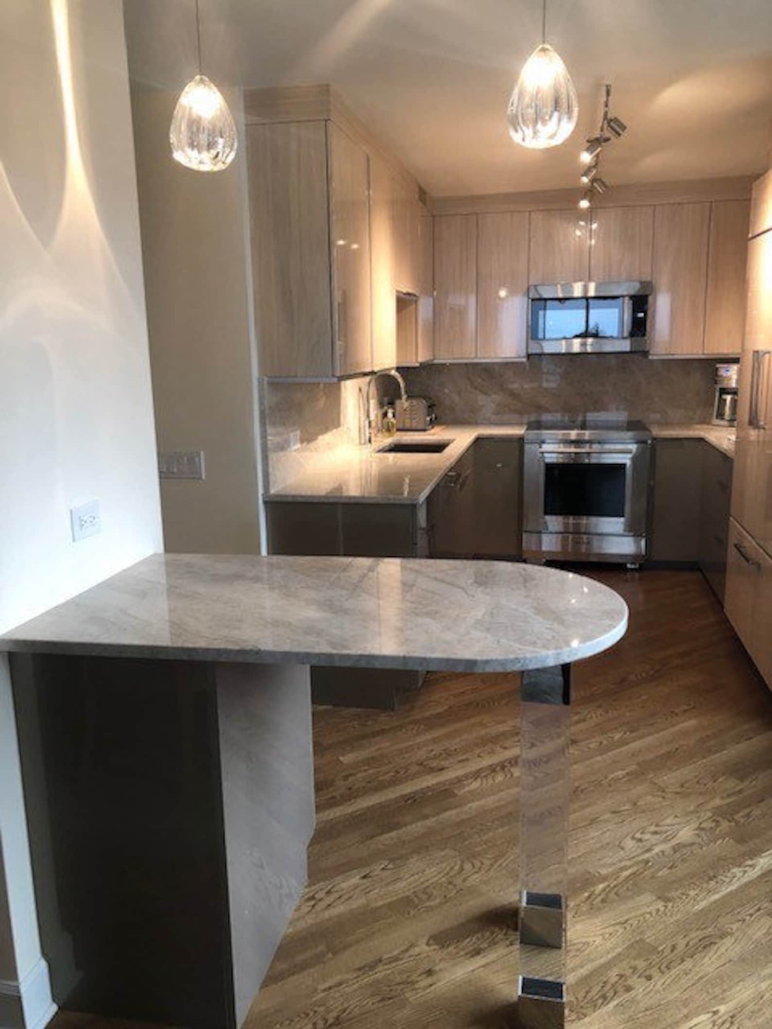 Countertop Support Lucite Leg, Kitchen Island Support Beam, Acrylic ...