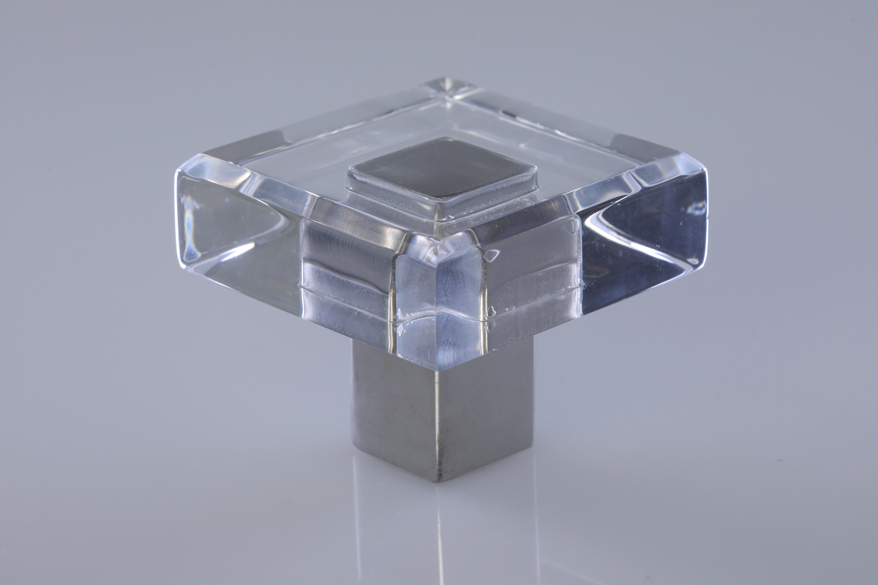 2 Square Lucite Knob Pull - Etsy