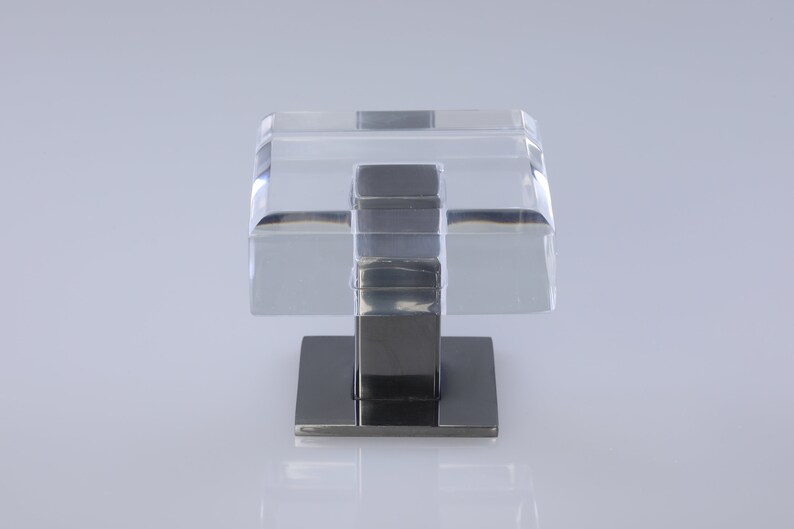 Square Oversized Lucite Knob - Etsy