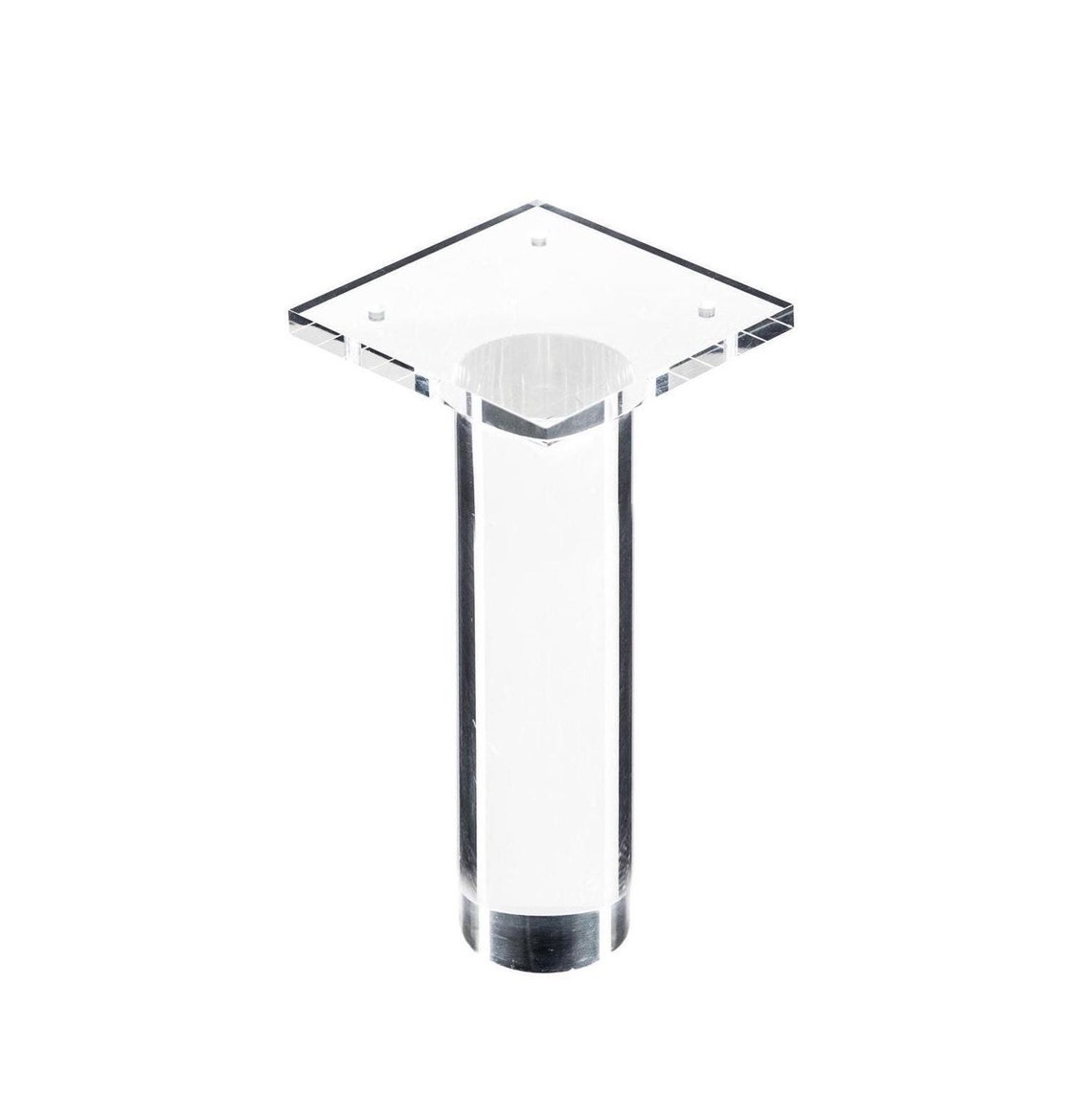 7” Round Acrylic Leg- Lucite Leg - Etsy