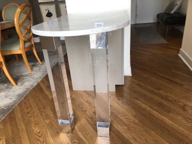 Countertop Support Lucite Leg, Kitchen Island Support Beam, Acrylic ...