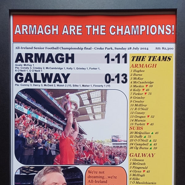 Gaa Posters - Etsy Ireland