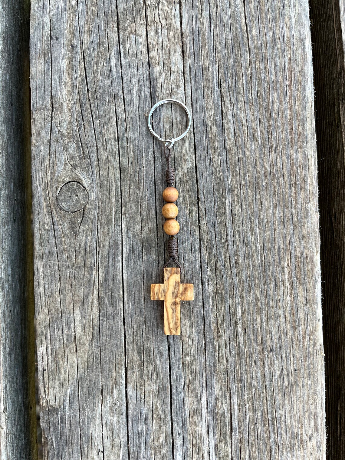 Small Cross Keychain - Etsy