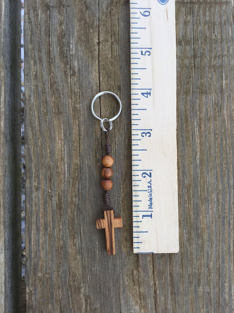 Small Cross Keychain | Etsy