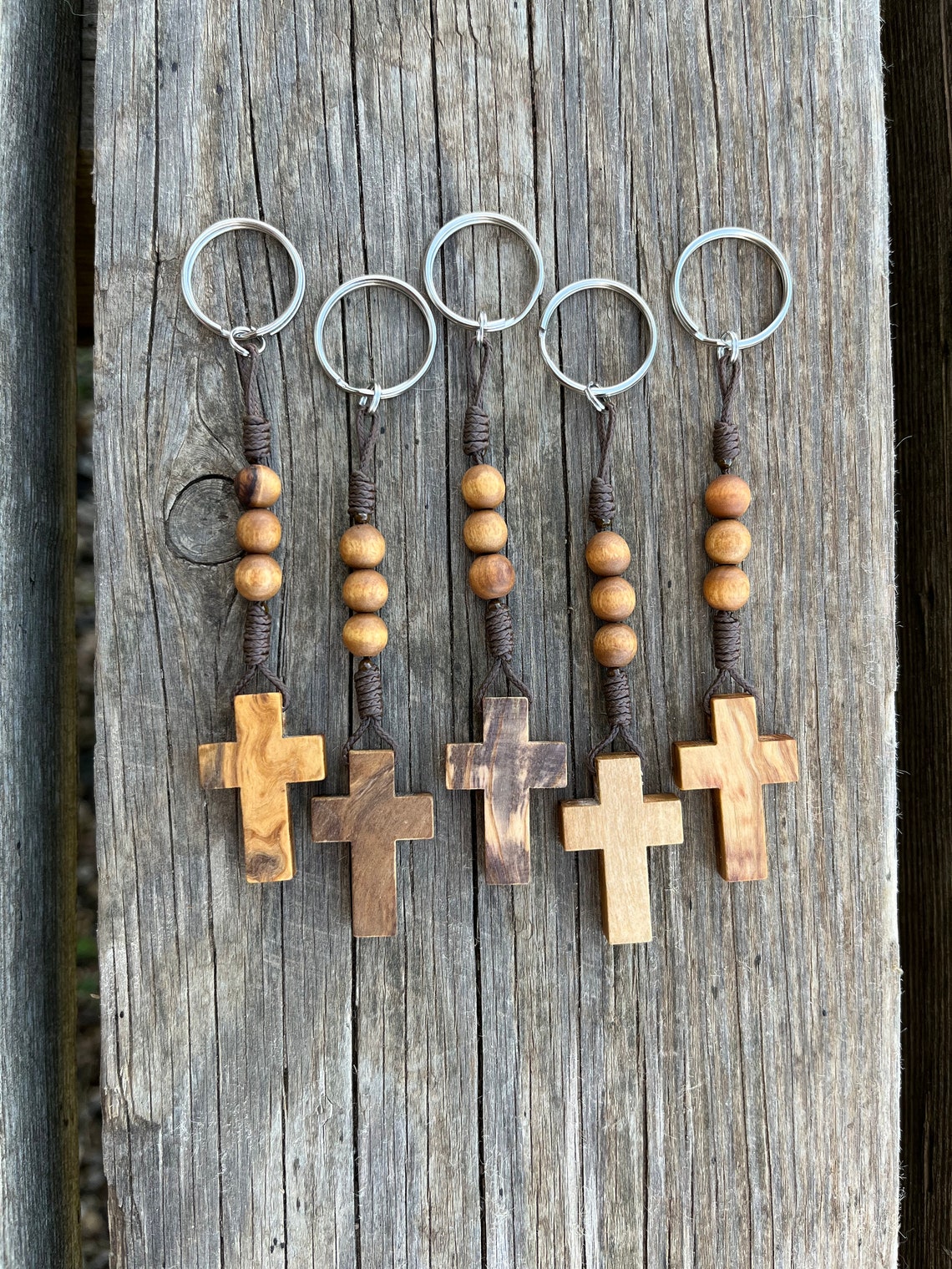Small Cross Keychain - Etsy