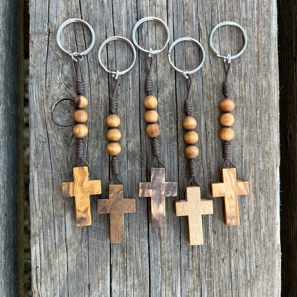Cross Keychain - Etsy