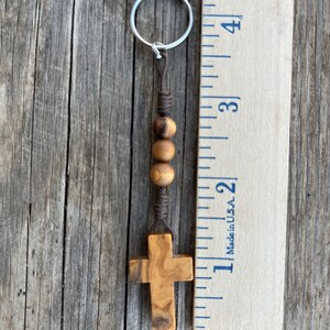 Small Cross Keychain - Etsy