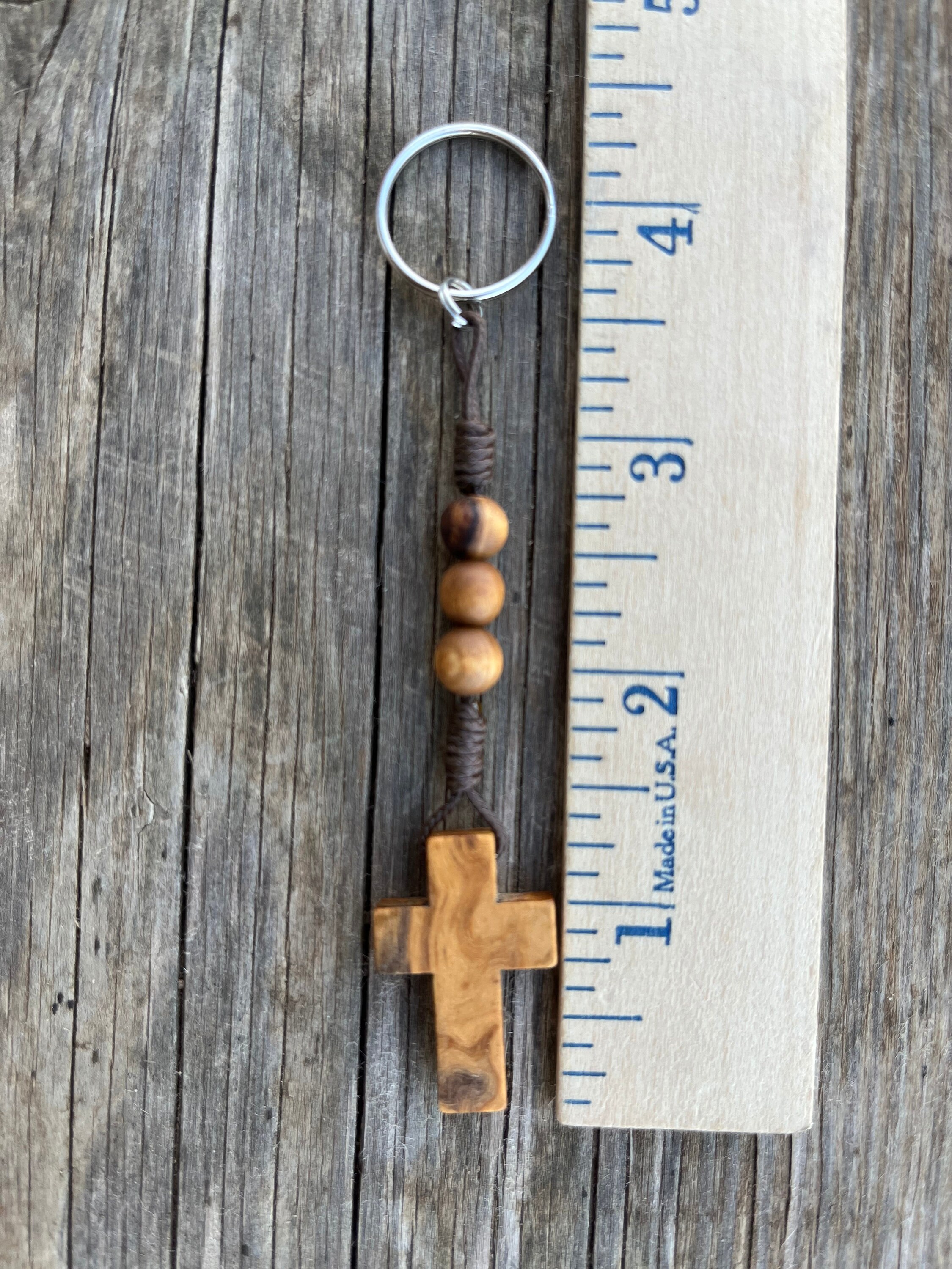 Small Cross Keychain - Etsy