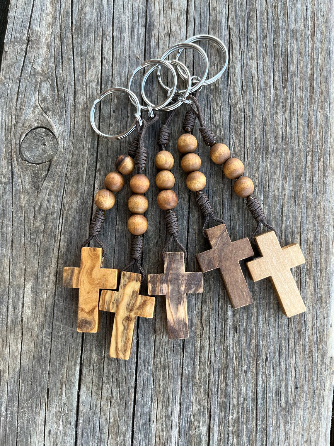 Small Cross Keychain - Etsy