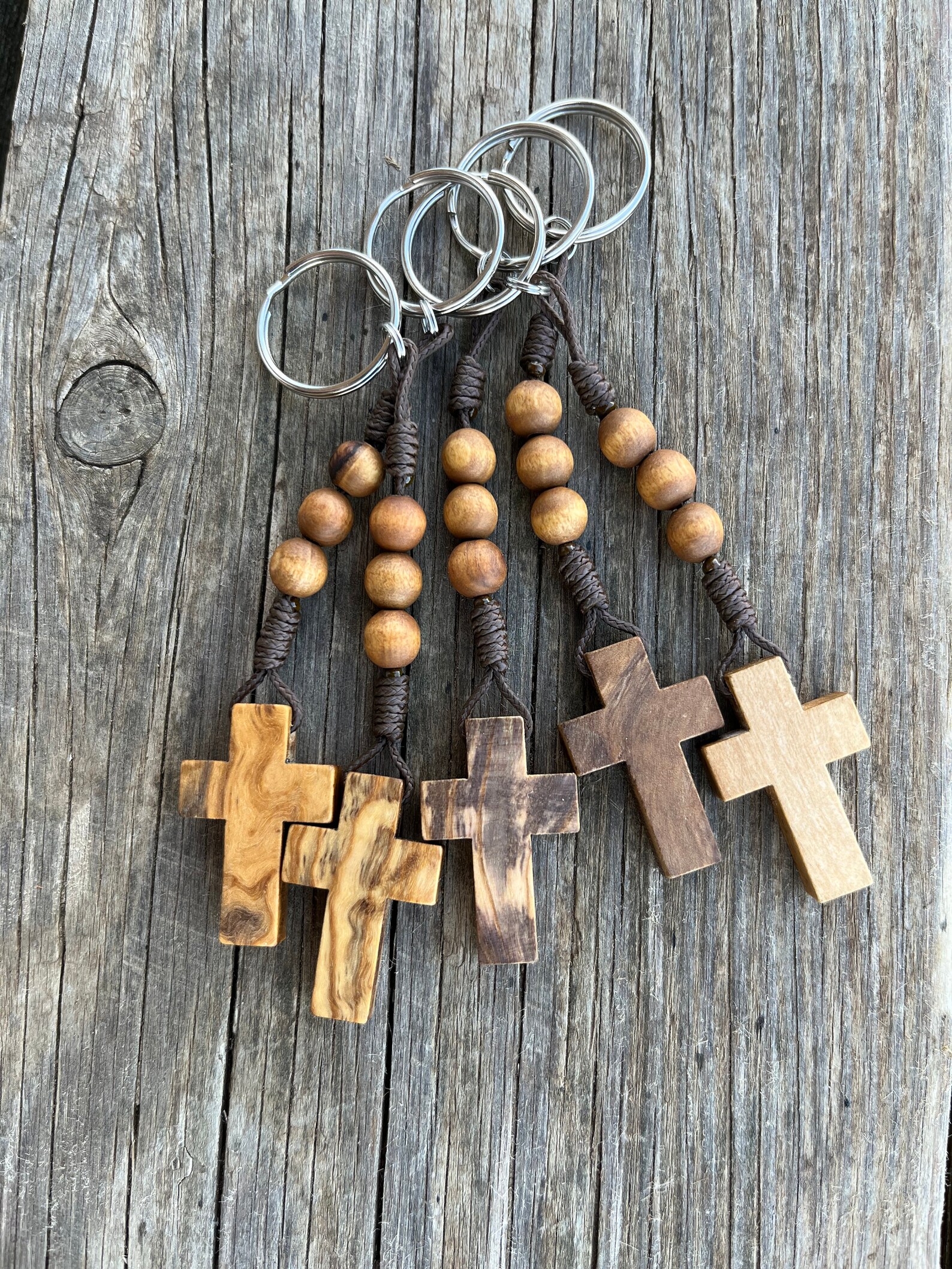 Small Cross Keychain - Etsy