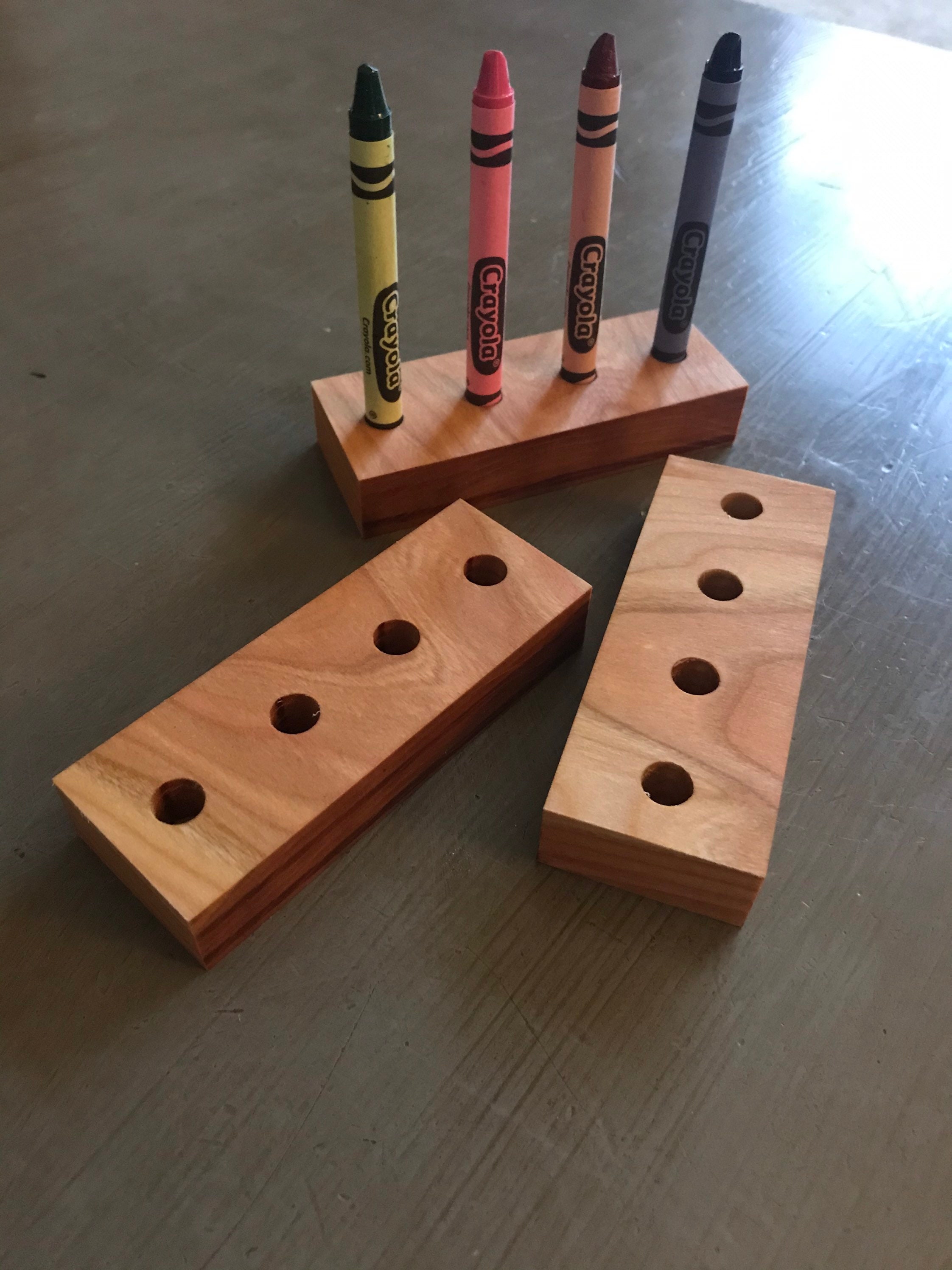 Wooden Crayola Crayon Holder for Children and Artists - Etsy