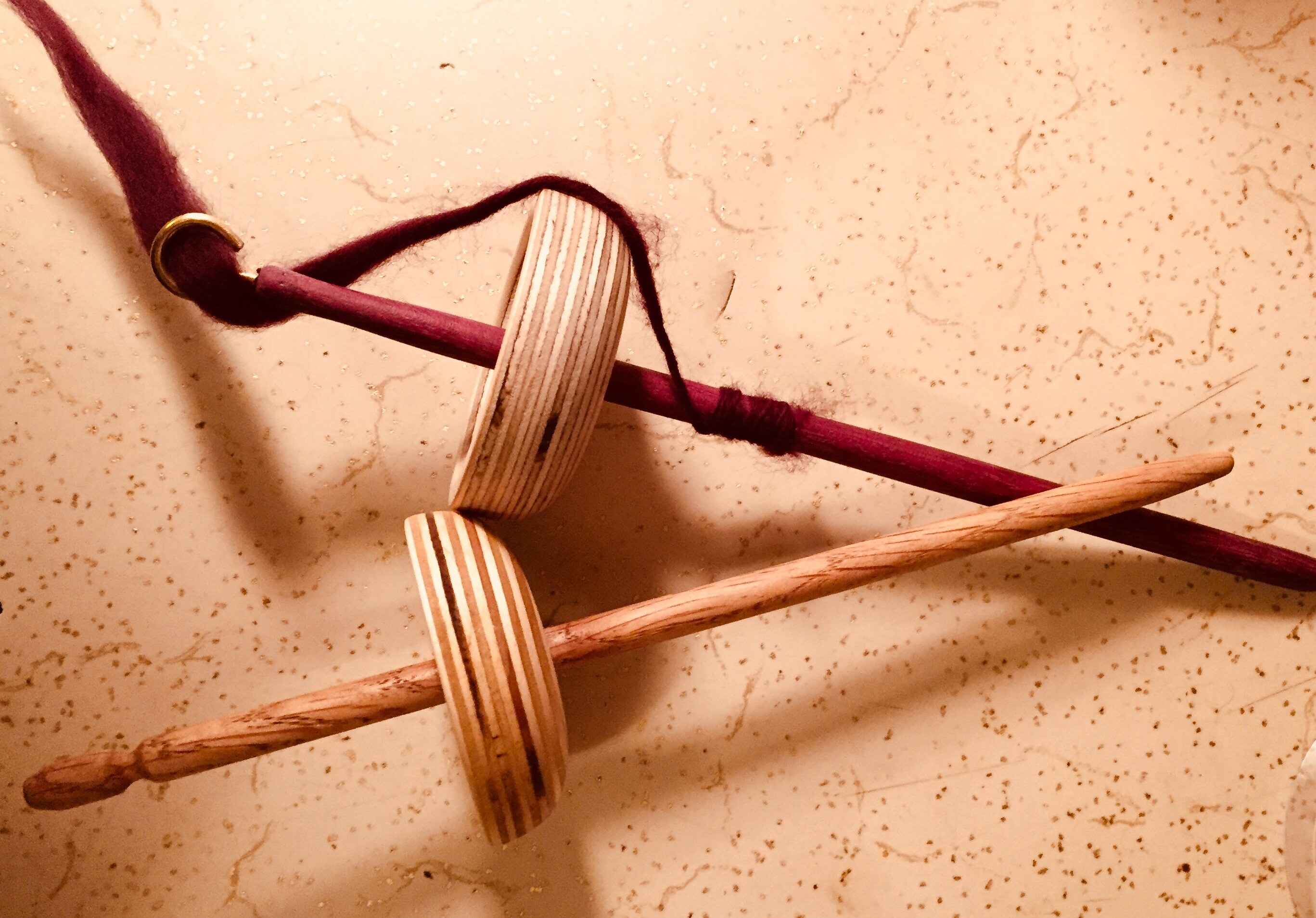 Natural Wood Drop Spindle - Etsy