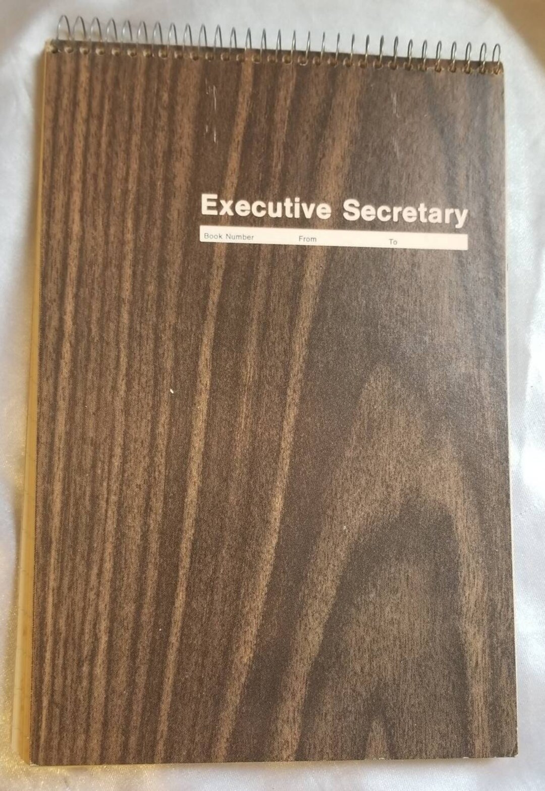 Vintage Wood Grain Executive Secretary Notepad - Etsy