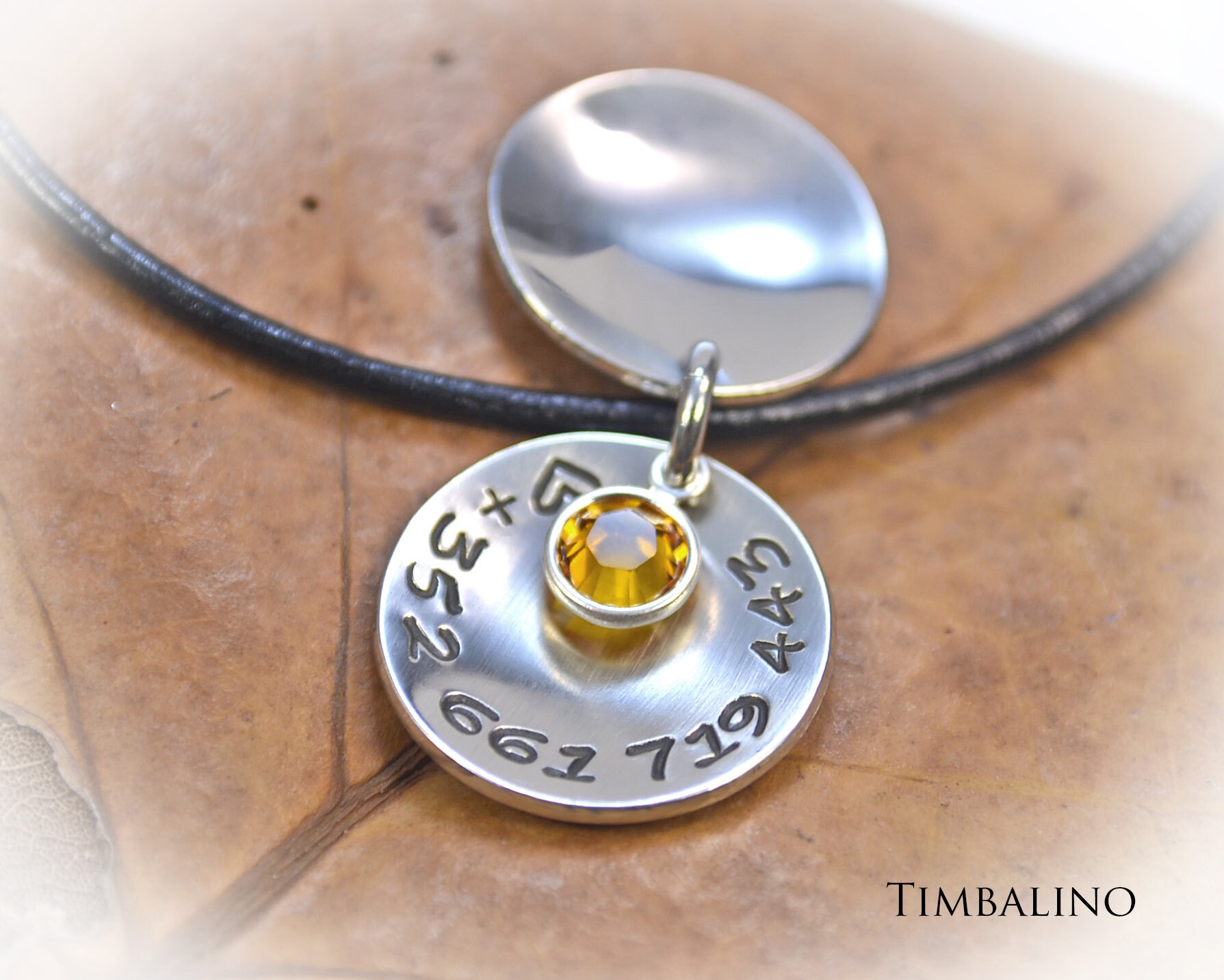 Name Chain SOS Emergency Chain for Children Birth Stone - Etsy UK