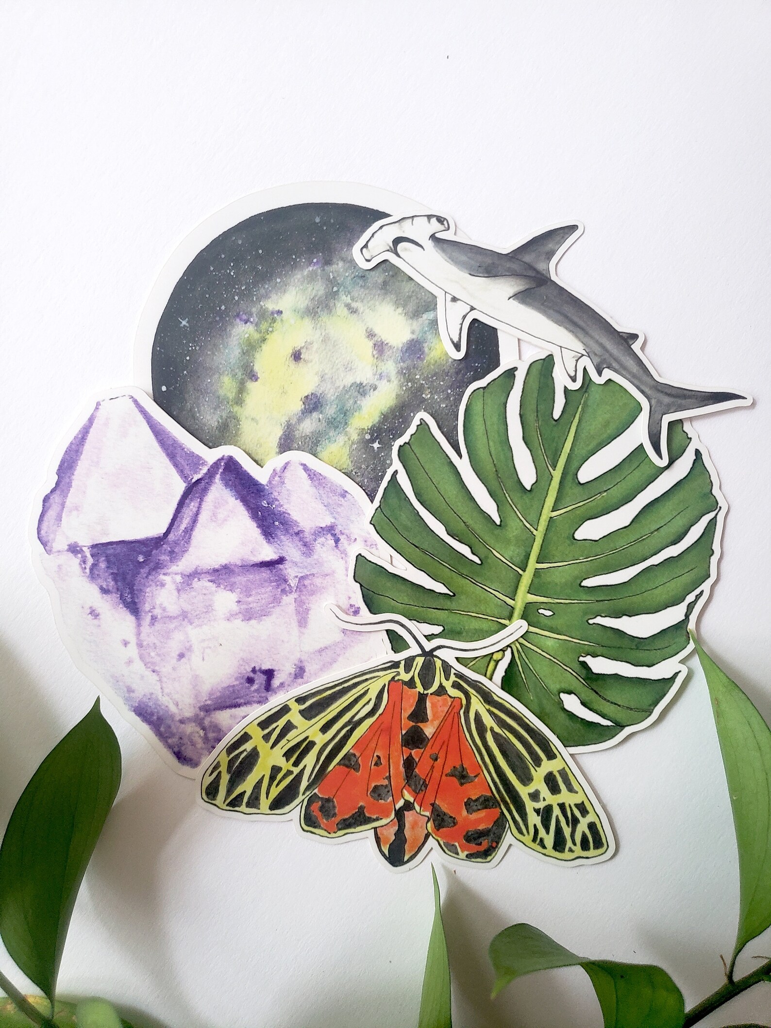 Galaxy Vinyl Sticker l Space Sticker l Celestial Watercolor | Etsy