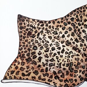 Leopard Whipray Original Watercolor Painting L Ray Illustration L Ocean ...