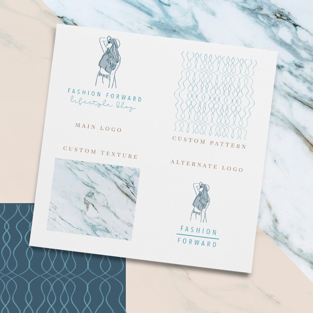 Premade Brand Kit | Premade Brand Design | Premade Branding Package ...