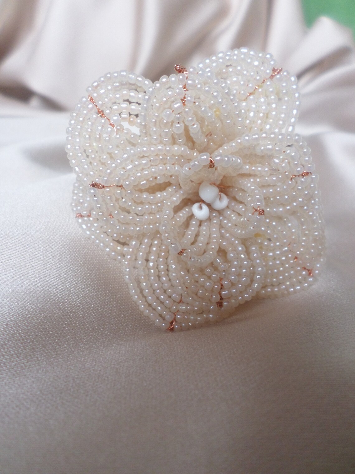 Romantic Gift Rose Flower Beaded Rose Home Decor Elegant - Etsy