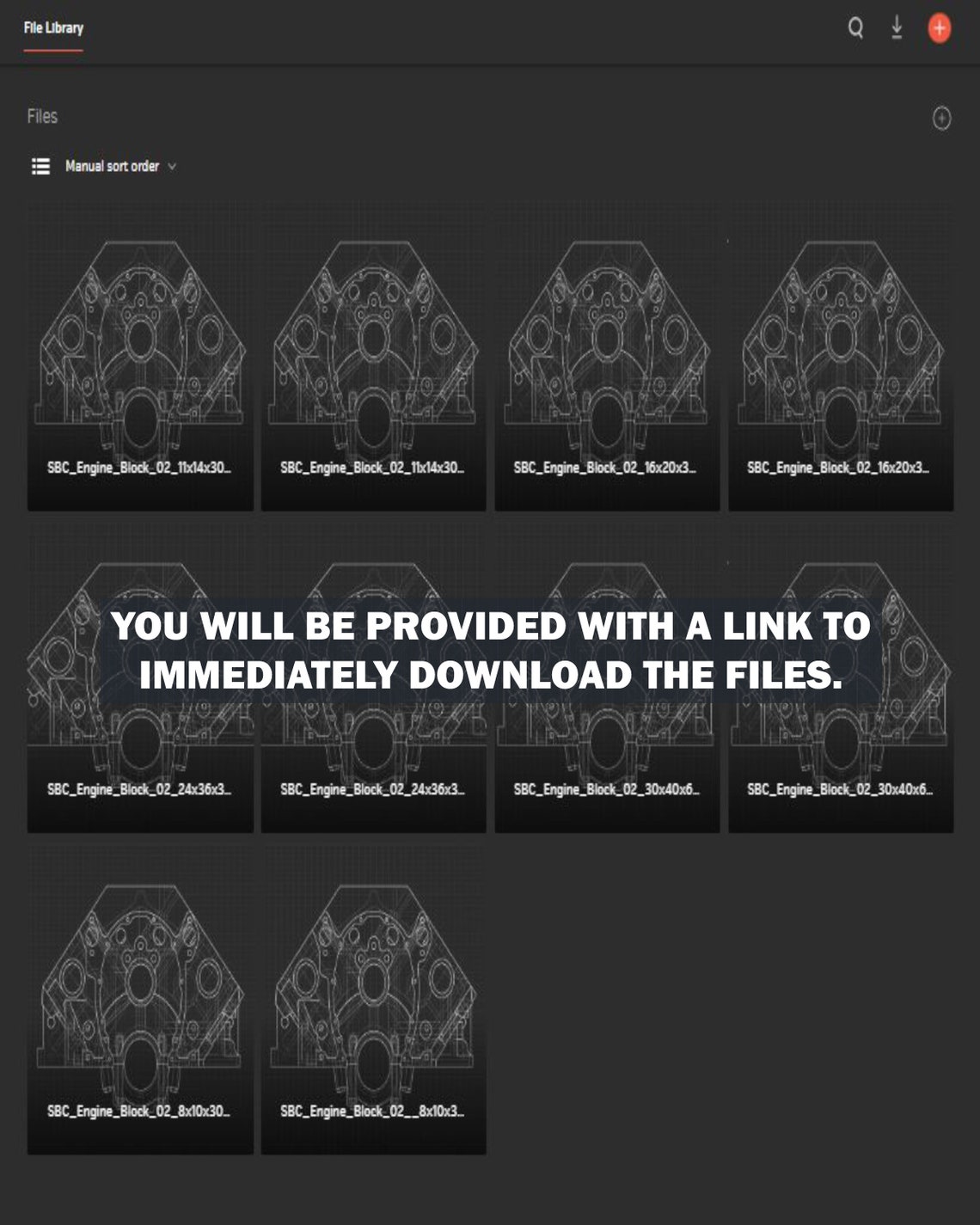 Digital - Small Block Chevy (SBC) - Engine-block Blueprint Art ...