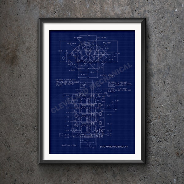 Blueprint Wall Art - Etsy