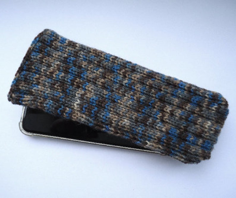 Phone Sock Knit iPhone Case Melange Smartphone Sleeve, Cellphone Cover ...