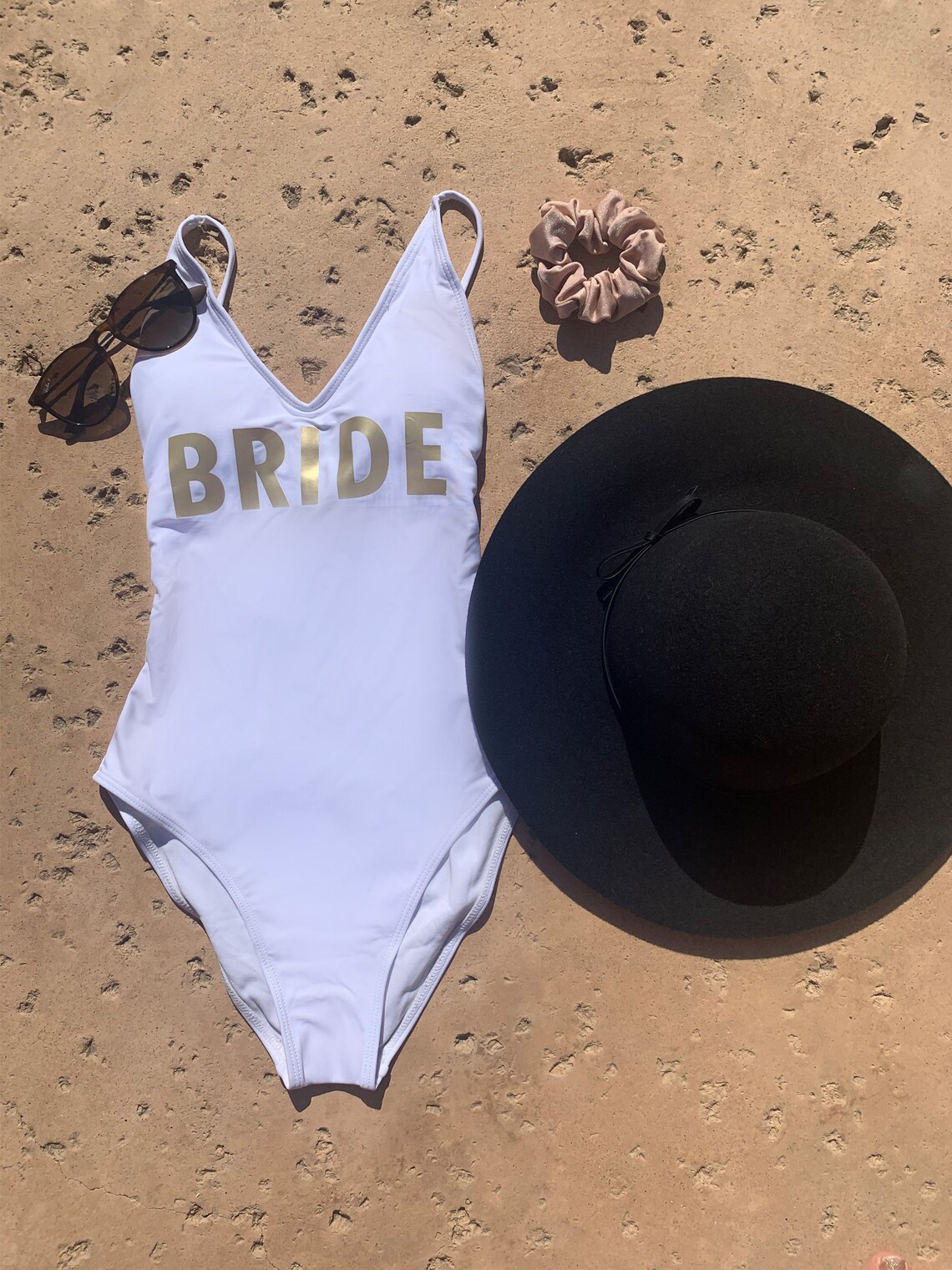 Bride Swimsuit Bride Bathing Suit Bachelorette Bathing - Etsy