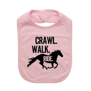 Baby Bib, Equestrian Apparel, Horse Bib, Gift for Baby, Baby Shower ...