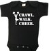 Cheerleading Baby Onesie / Crawl Walk Cheer / Cheerleader - Etsy