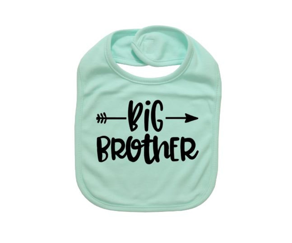 Baby Bib, Big Brother, Baby Announcement, Big Brother Arrow, Infant ...