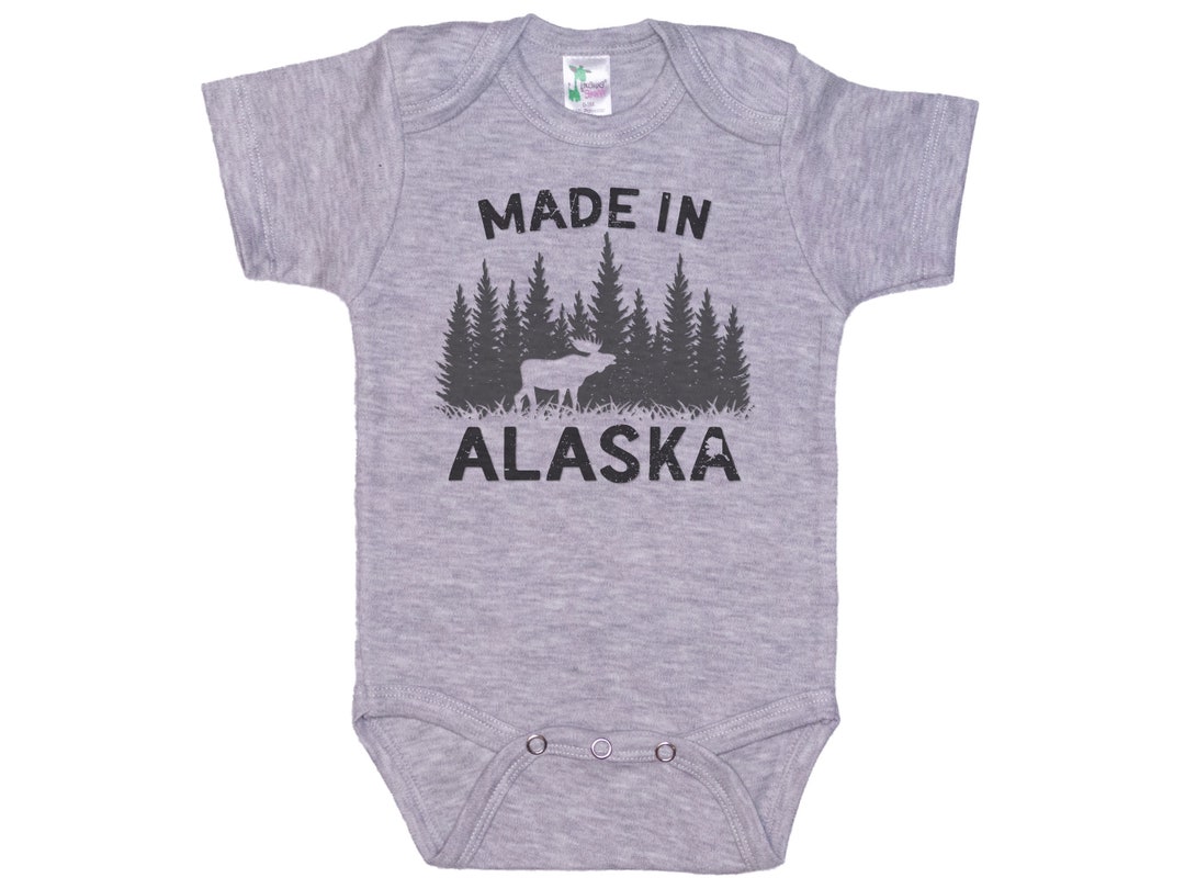 Made in Alaska, Alaska Onesie®, Baby Alaska Outfit, Alaska Baby, Baby ...