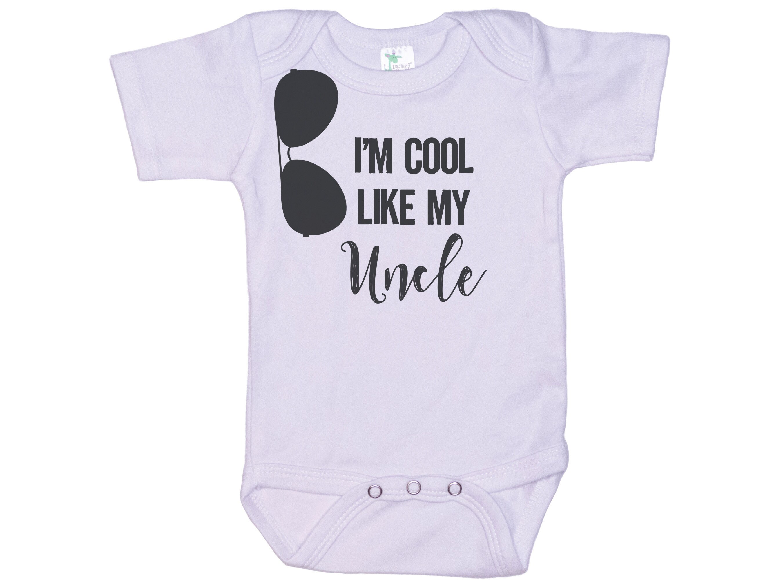 Gift From Uncle, I'm Cool Like My Uncle, Nephew, Gift for Nephew, Baby ...